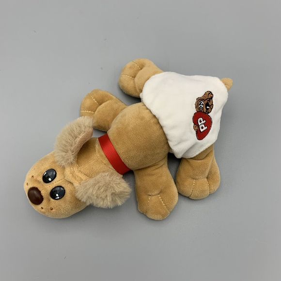 Hasbro | Toys | 22 Tan Pound Puppy In Embroidered Diaper Stuffed Animal ...